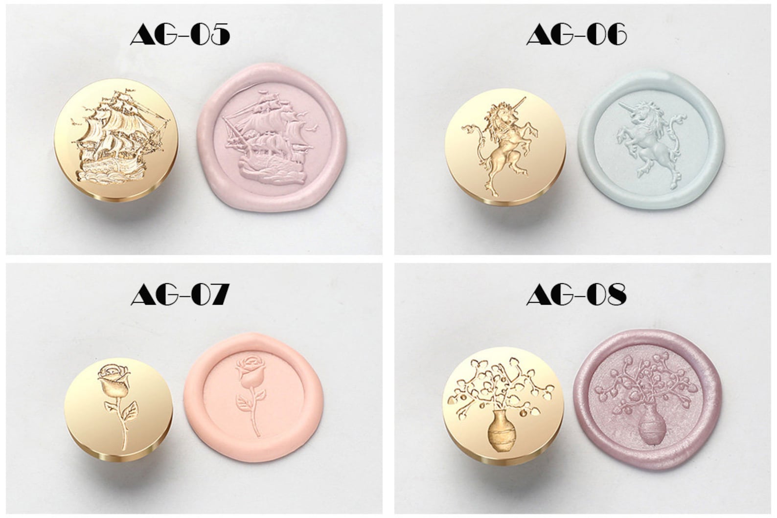 Ancient Greece Series | Wax Seal Stamp | Embossed Copper Head | Metal ...