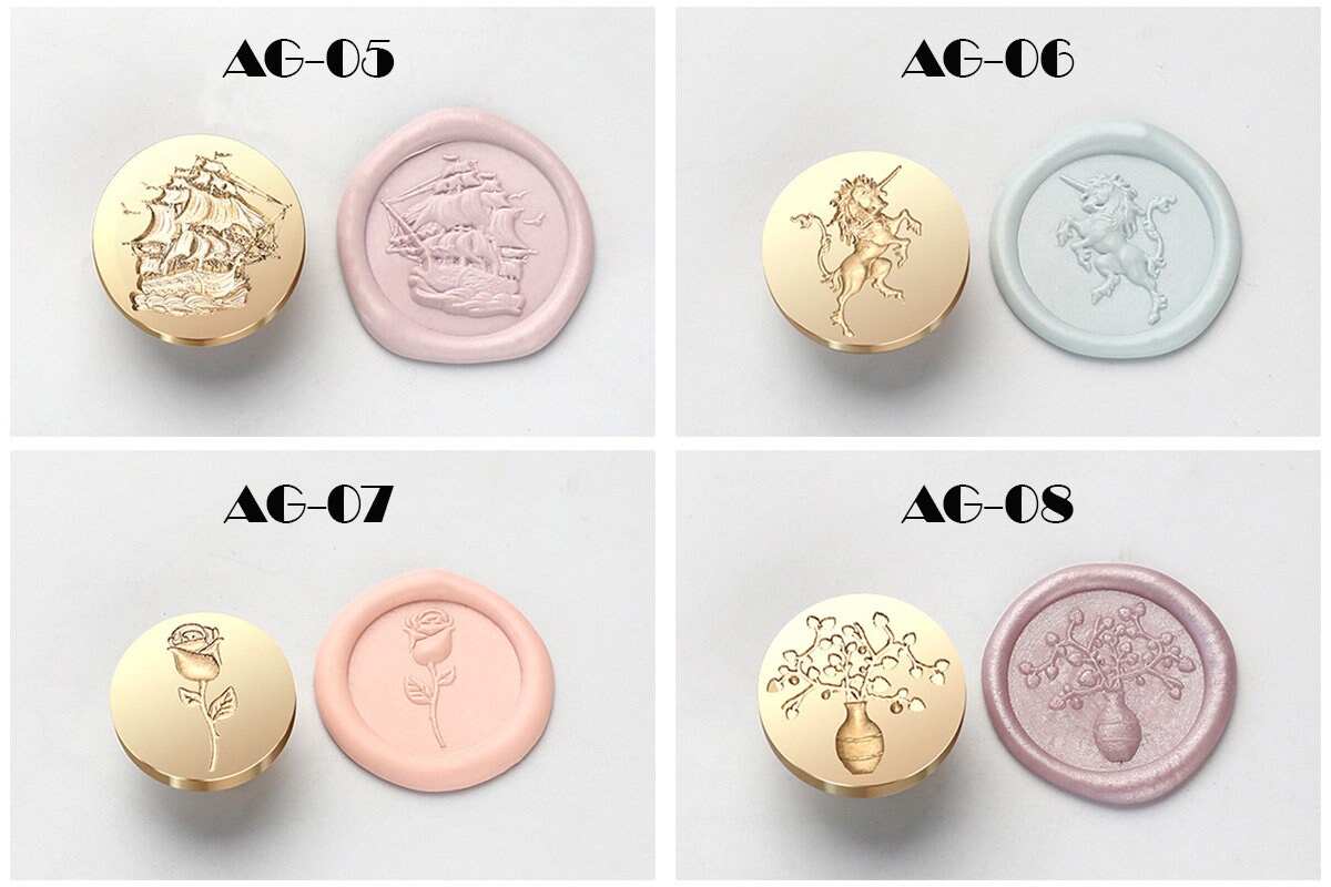 Ancient Greece Series | Wax Seal Stamp | Embossed Copper Head | Metal ...