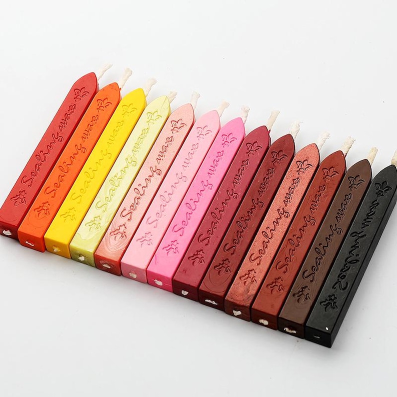 26 Colors Stamp Seal Wax Sticks - Invitation Seal Wax Sticks - 1 Stick ...