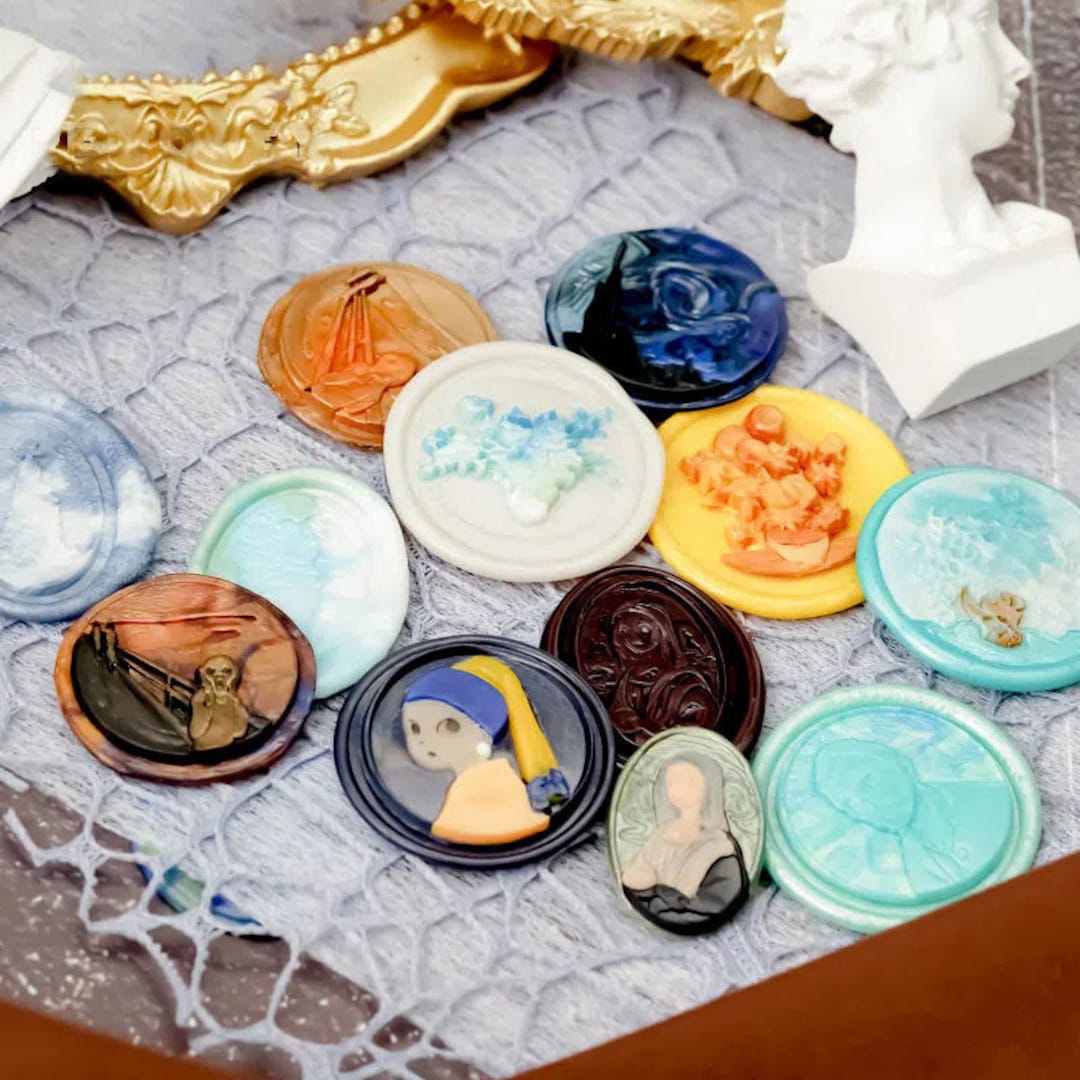 Renaissance Masterpiece Series | Wax Seal Stamp | Embossed Copper Head ...