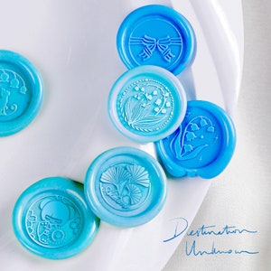 Mini Stamp Series | Wax Seal Stamp | Embossed Copper Head | Metal Stamp ...