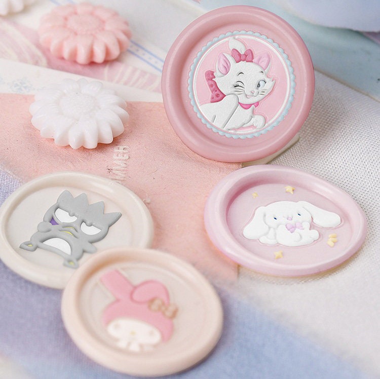 Mini Sanrio Series | 15mm Wax Seal Stamp | Embossed Copper Head | Metal ...