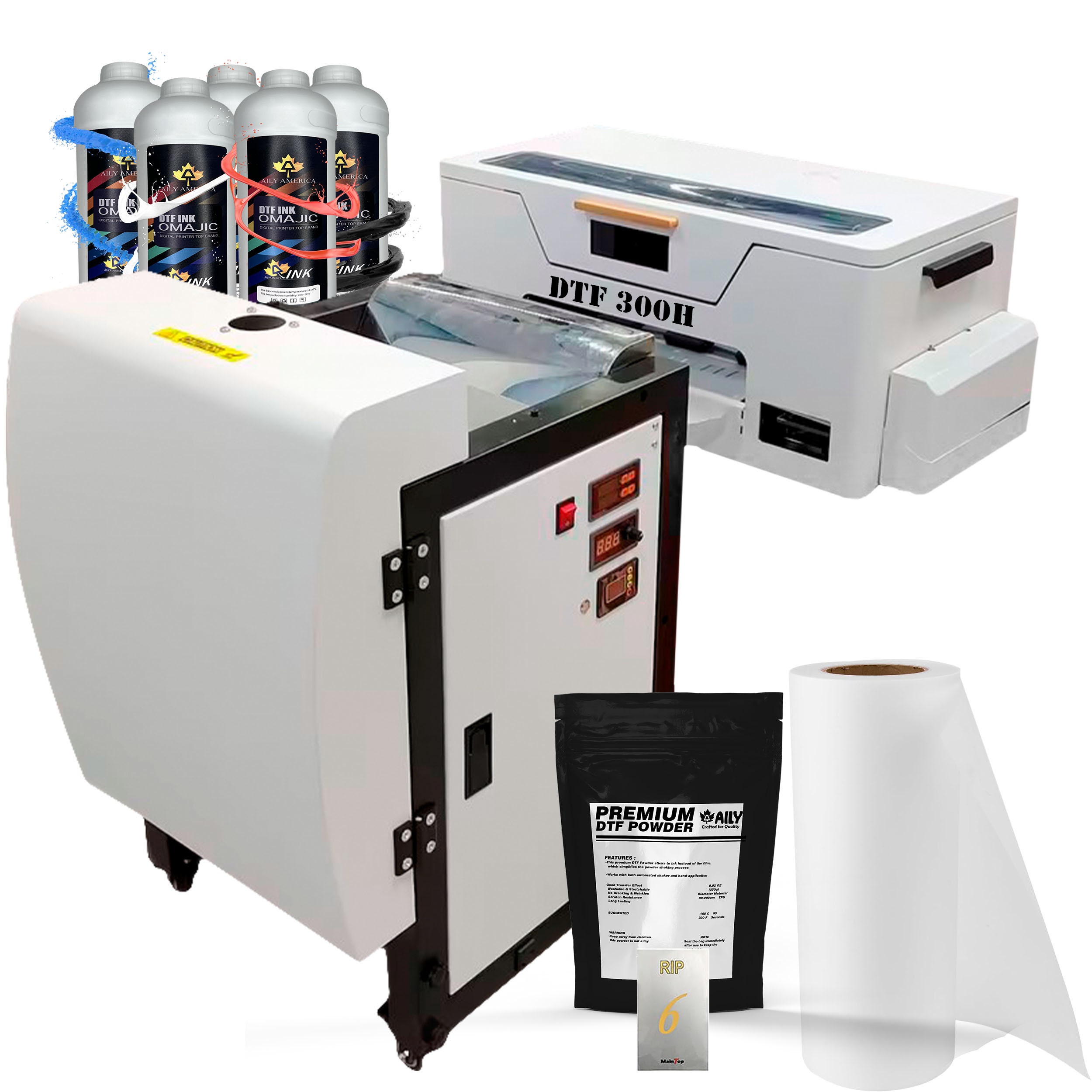Complete DTF Printer Bundle - Direct to Film Printing Kit and Oven ...