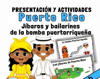 Puerto Rico's People and Culture Presentation & Activities - Etsy