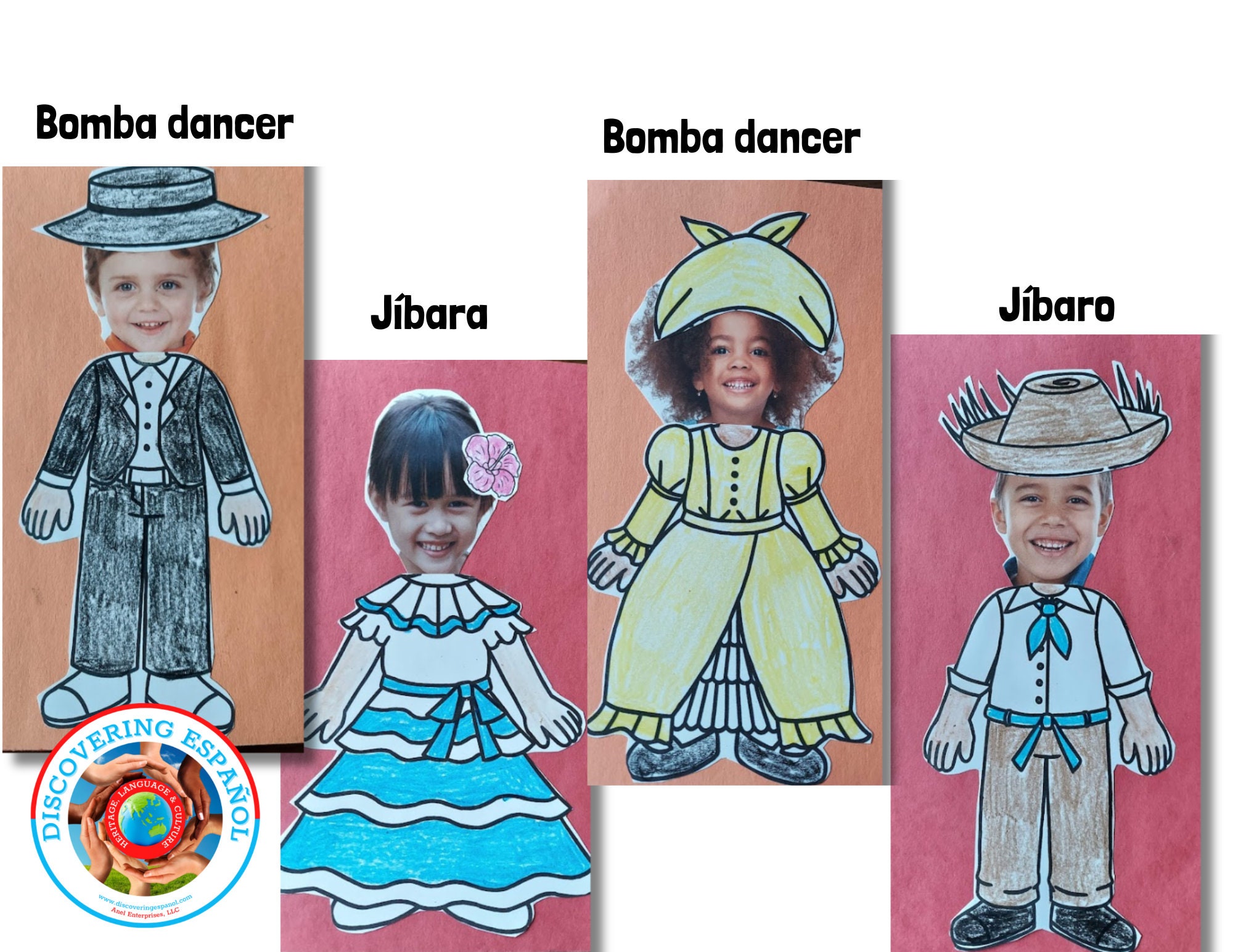 Puerto Rico Week Semana De La Puertorriqueñidad (kid Photo Face ...