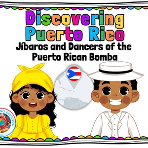 SPANISH Puerto Rico's People and Culture Presentation & Activities - Etsy