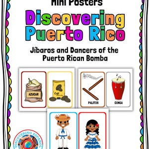 SPANISH Puerto Rico's People and Culture Presentation & Activities - Etsy