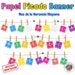 Papel Picado Hispanic Heritage Month Spanish Bulletin Board Banner - Etsy
