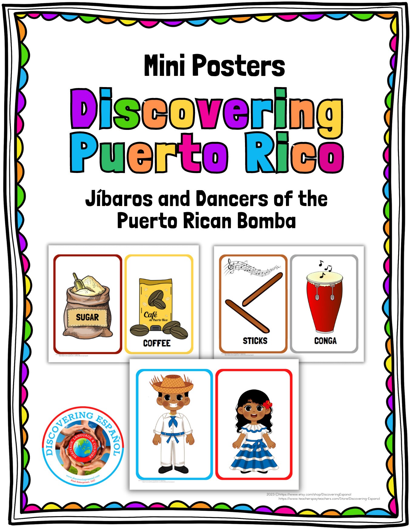 Puerto Rico's People and Culture Presentation & Activities - Etsy