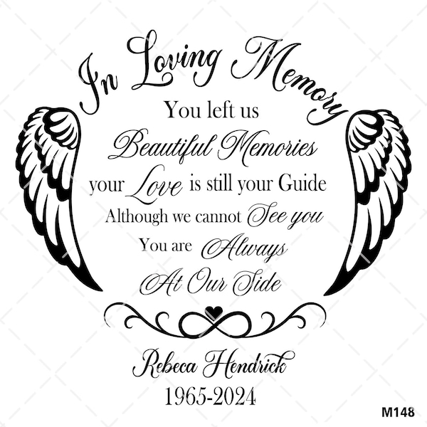 Memorial Quote Svg - Etsy