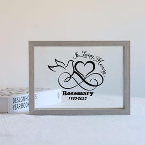 In Loving Memory Dove Heart SVG PNG, Memorial Gift (digital Download ...