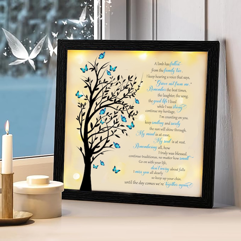 Memorial tree gift a limb has fallen - Etsy.de