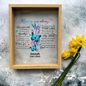 Memorial Butterfly Poem, Loss of Loved One PNG (digital Download) - Etsy