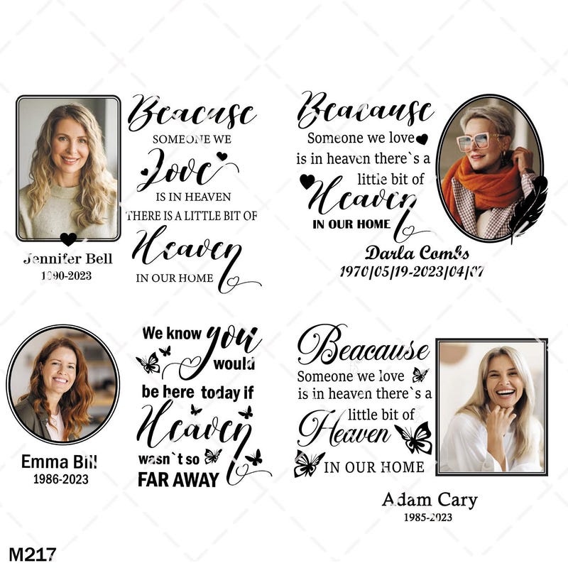 Memorial Poem Svg - Etsy