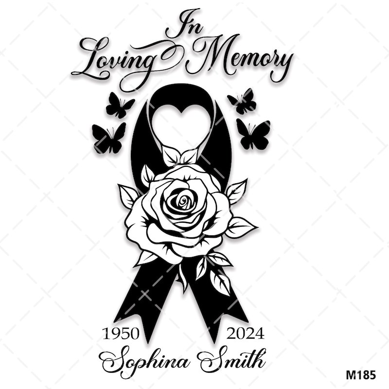 Memorial Ribbon Svg - Etsy