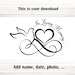 In Loving Memory Dove Forever With Heart SVG PNG Forever in Our Hearst ...