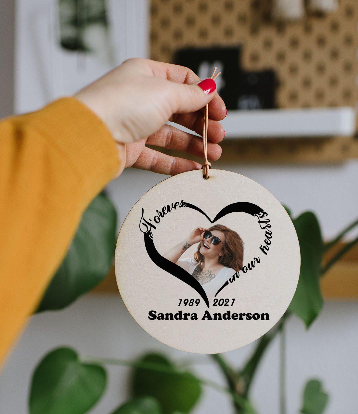 Memorial Heart Picture Frame SVG PNG, Remembrance Gift (digital ...