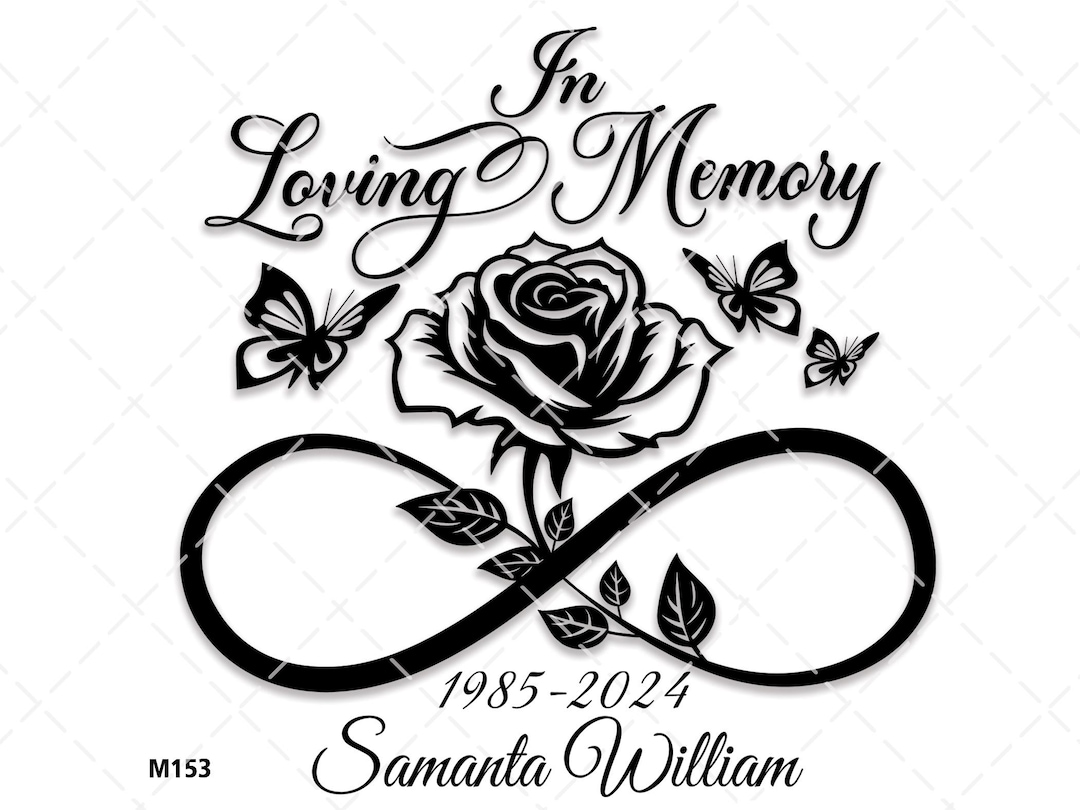 In Loving Memory Sign Svg, Memorial Png, Memory Svg, Memorial Svg ...