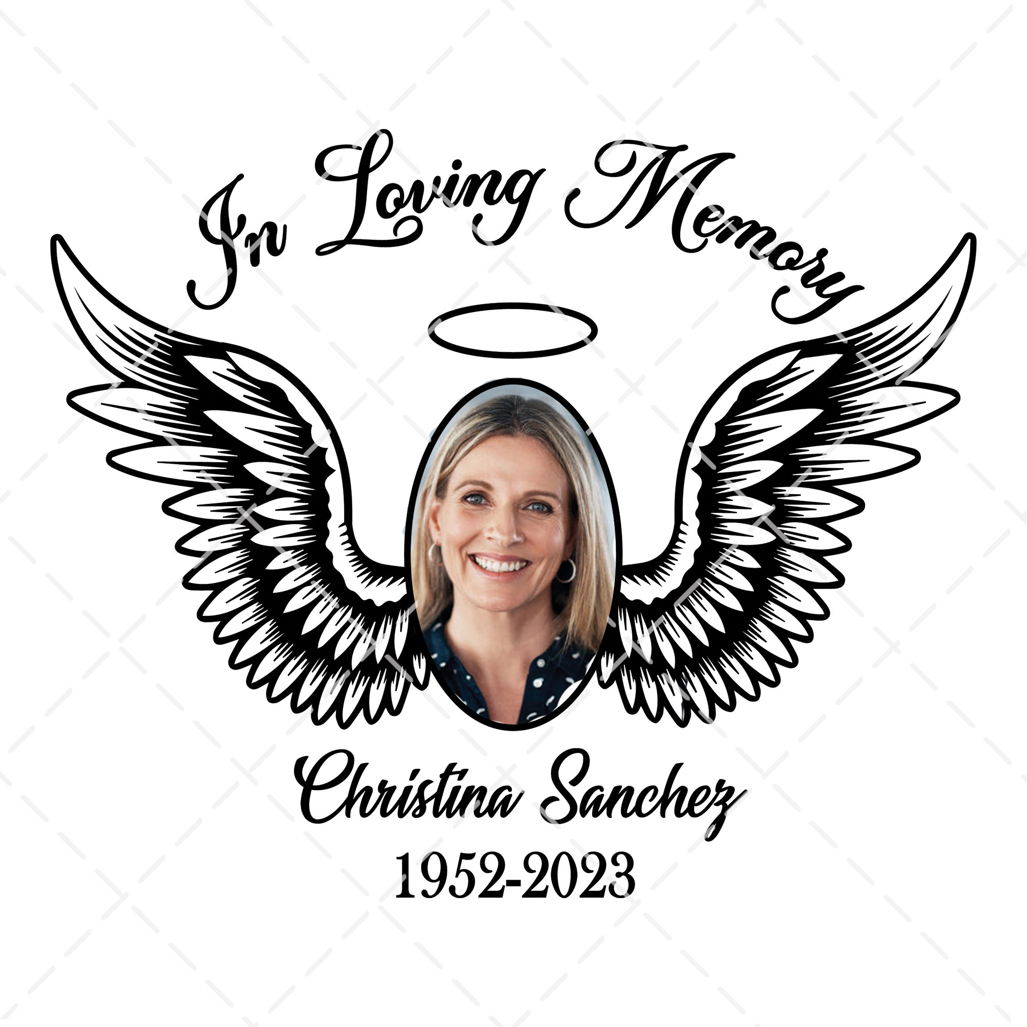 In Loving Memory Angel Wings Svg Memorial Svg in Loving - Etsy Denmark
