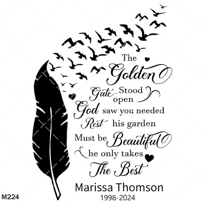 Bird Memorial - Etsy