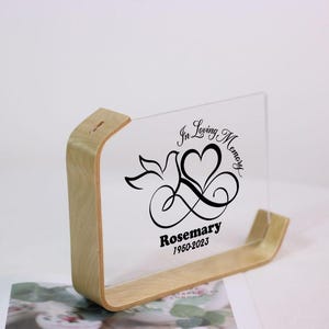 In Loving Memory Dove Forever With Heart SVG PNG Forever in Our Hearst ...