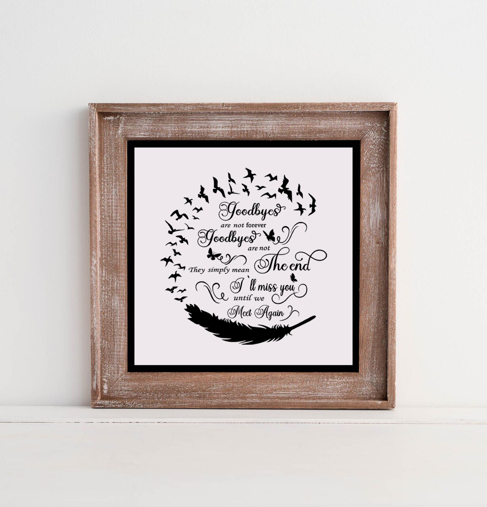 Memorial Feather Birds SVG PNG, in Loving Memory (digital Download) - Etsy