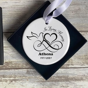 In Loving Memory Dove Heart SVG PNG, Memorial Gift (digital Download ...