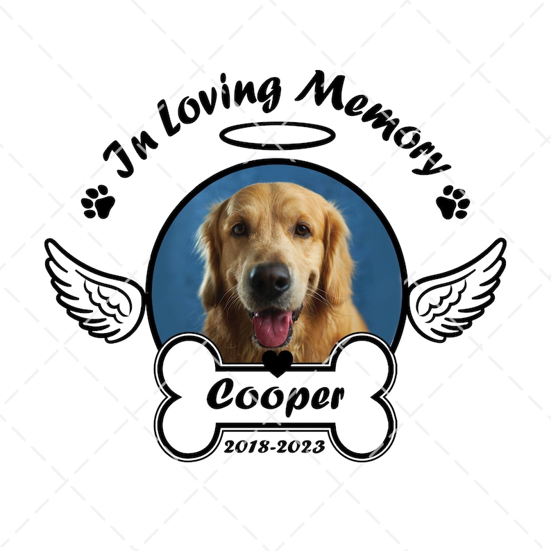 In Memory of Dogs Svg in Loving Memory Svg Pet Dog Memorial - Etsy