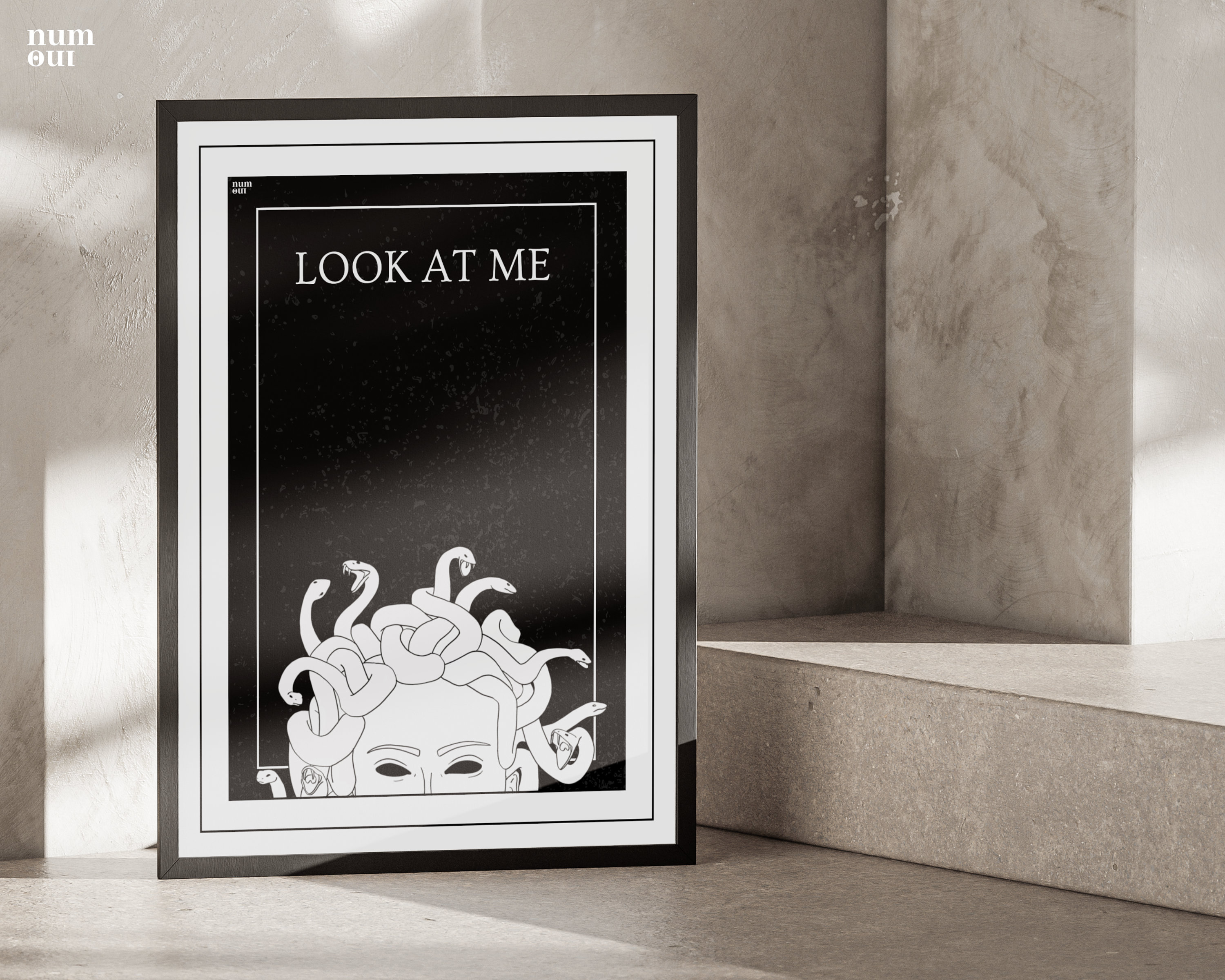 Medusa look at Me Poster Set Medusa Print Medusa Home Decor Digital ...