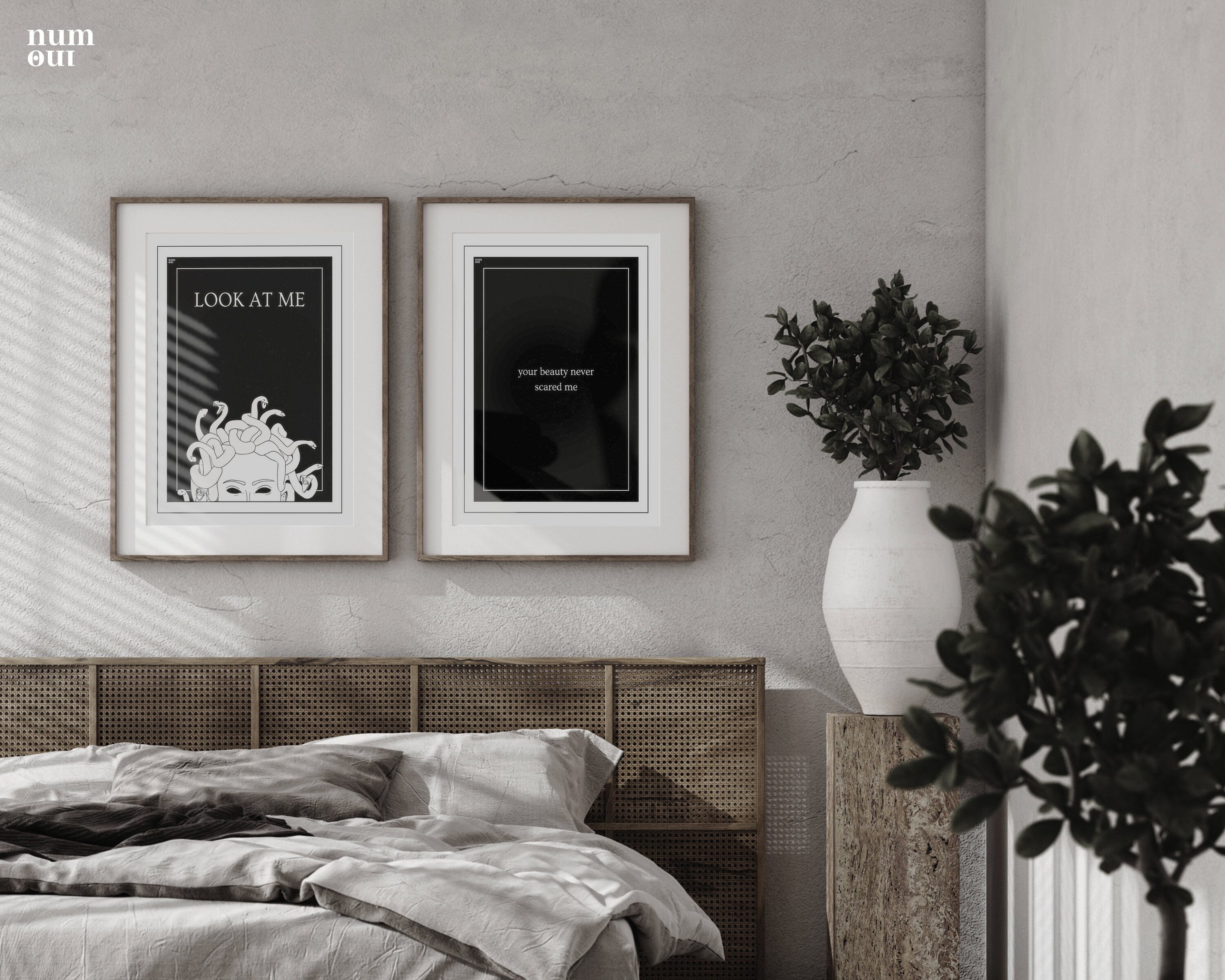 Medusa look at Me Poster Set Medusa Print Medusa Home Decor Digital ...
