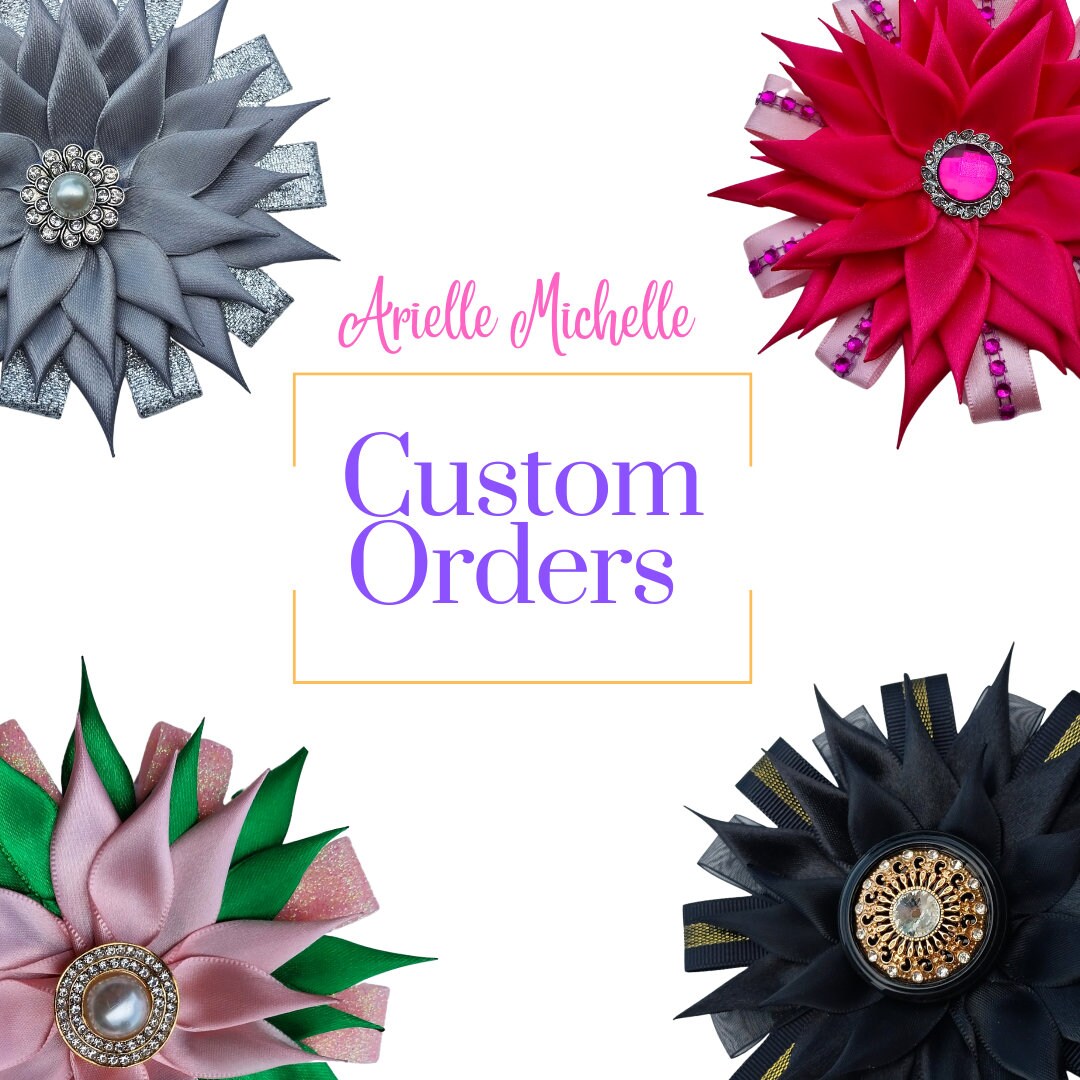 Custom Flower Brooch Orders - Etsy