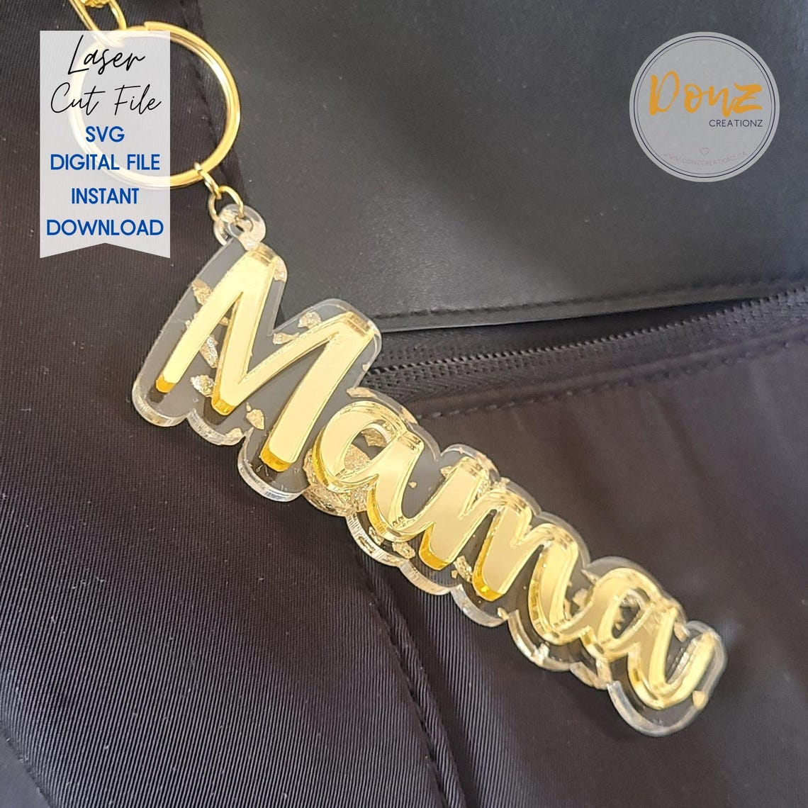 DIGITAL FILE! Mama Keychain Svg for Laser Cutting | Mother's Day | New ...