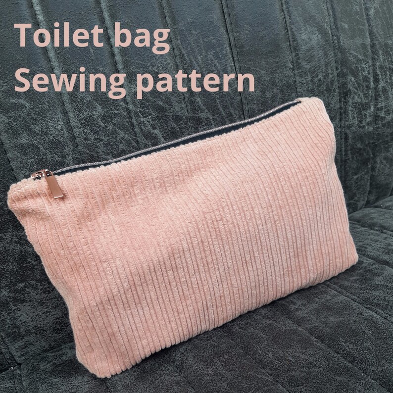 Toilet Bag Pdf Sewing Pattern Travel Etui Sewing Pattern Easy Sewing ...
