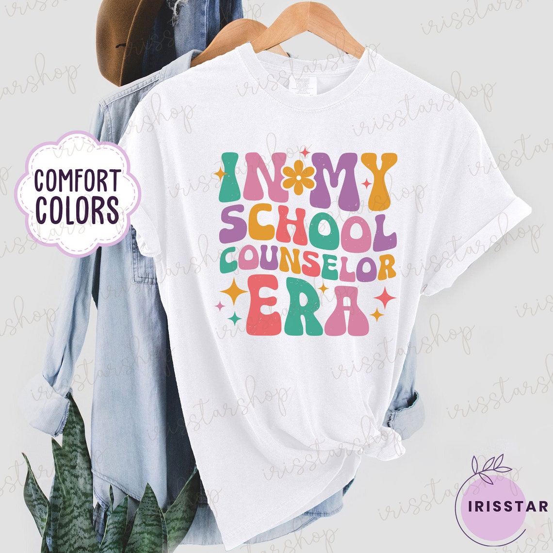 Comfort Colors in My School Counselor Era Shirt, School Advisor Shirt ...