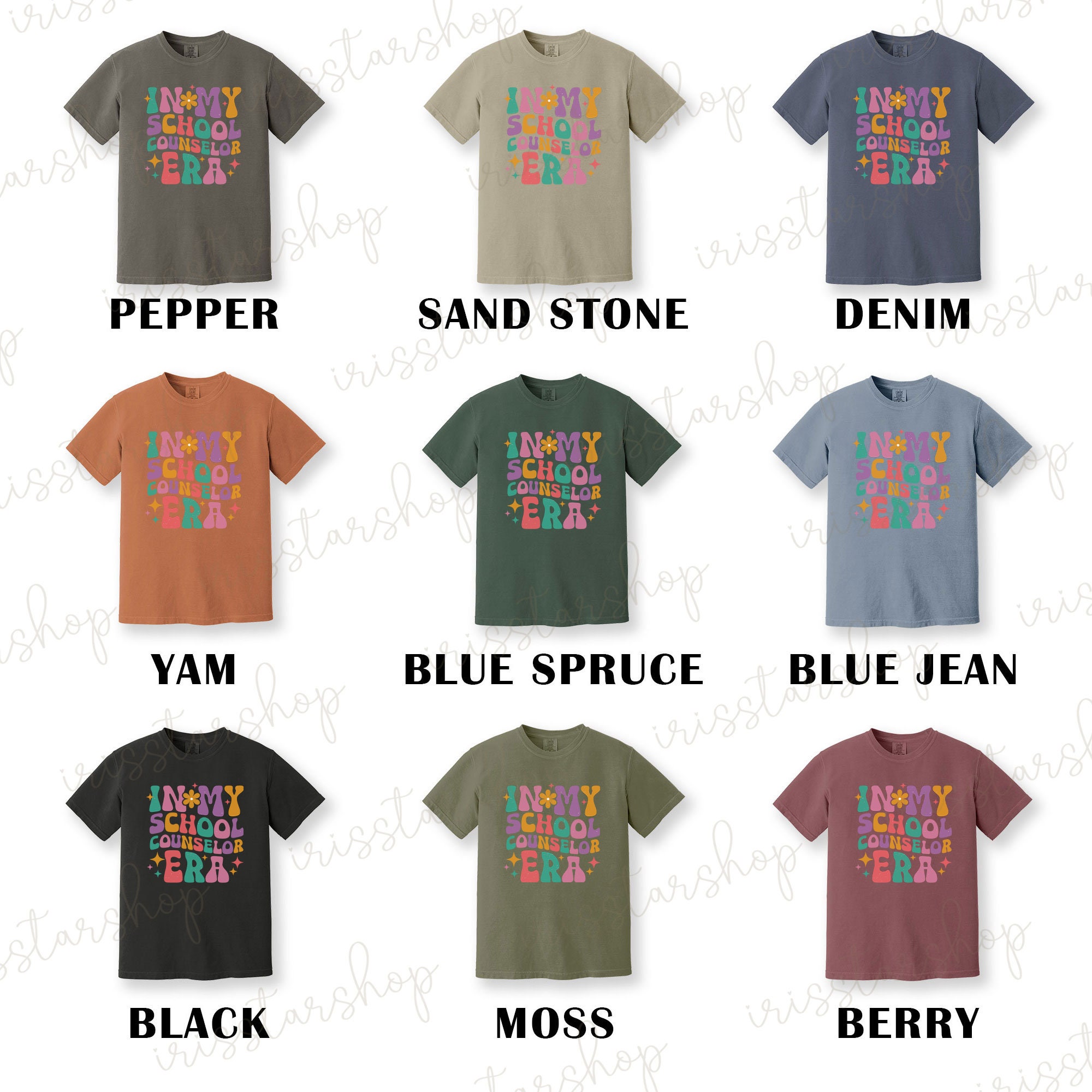 Comfort Colors in My School Counselor Era Shirt, School Advisor Shirt ...