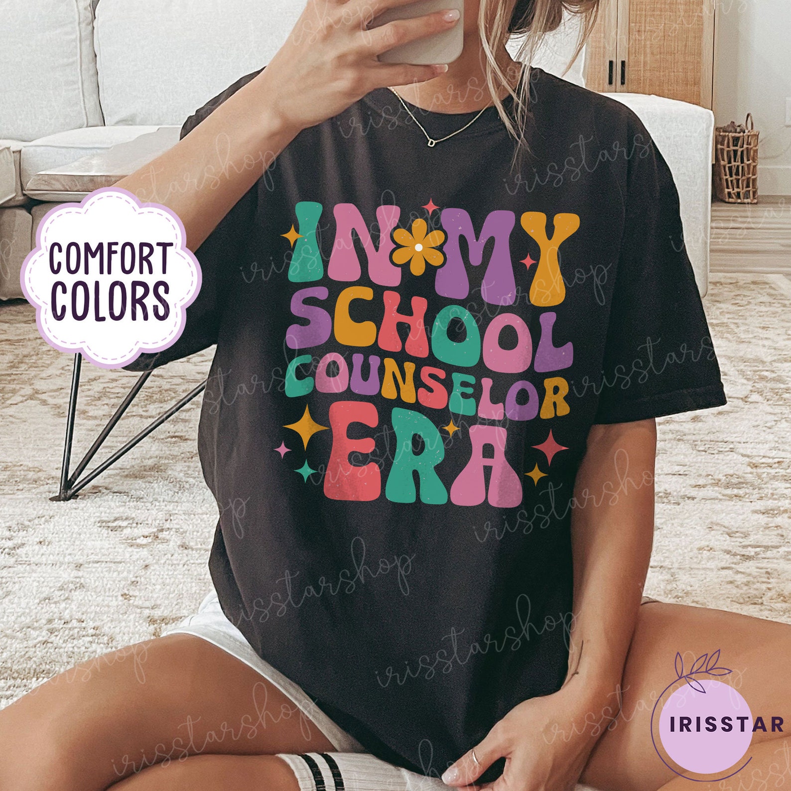 Comfort Colors in My School Counselor Era Shirt, School Advisor Shirt ...