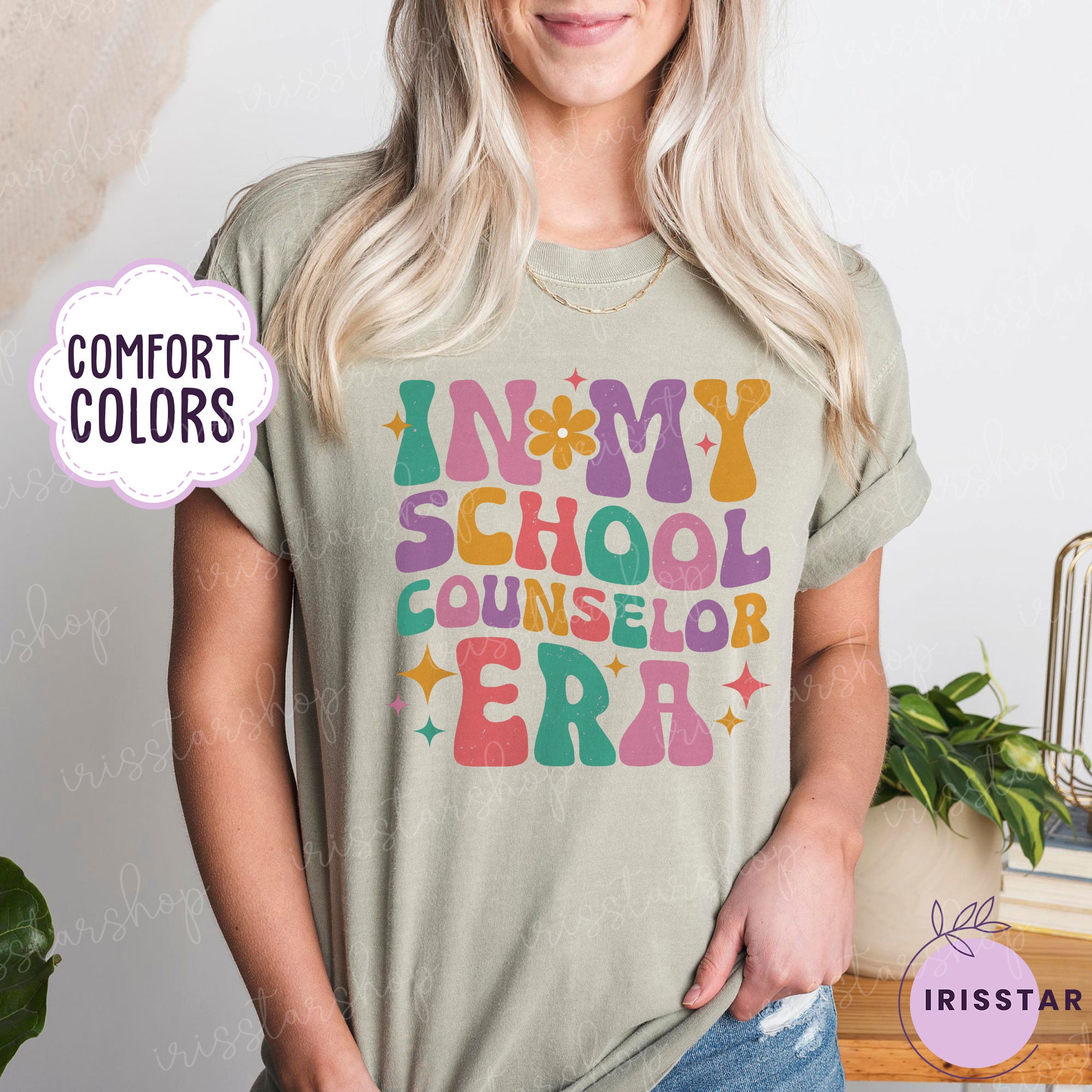 Comfort Colors in My School Counselor Era Shirt, School Advisor Shirt ...