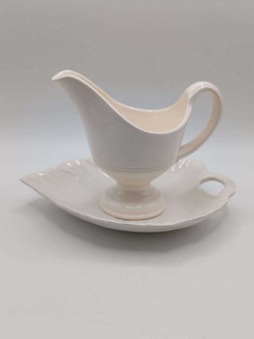 Authentic Leedsware Fine Pottery Cream/ Sauce Jug and Plate - Etsy