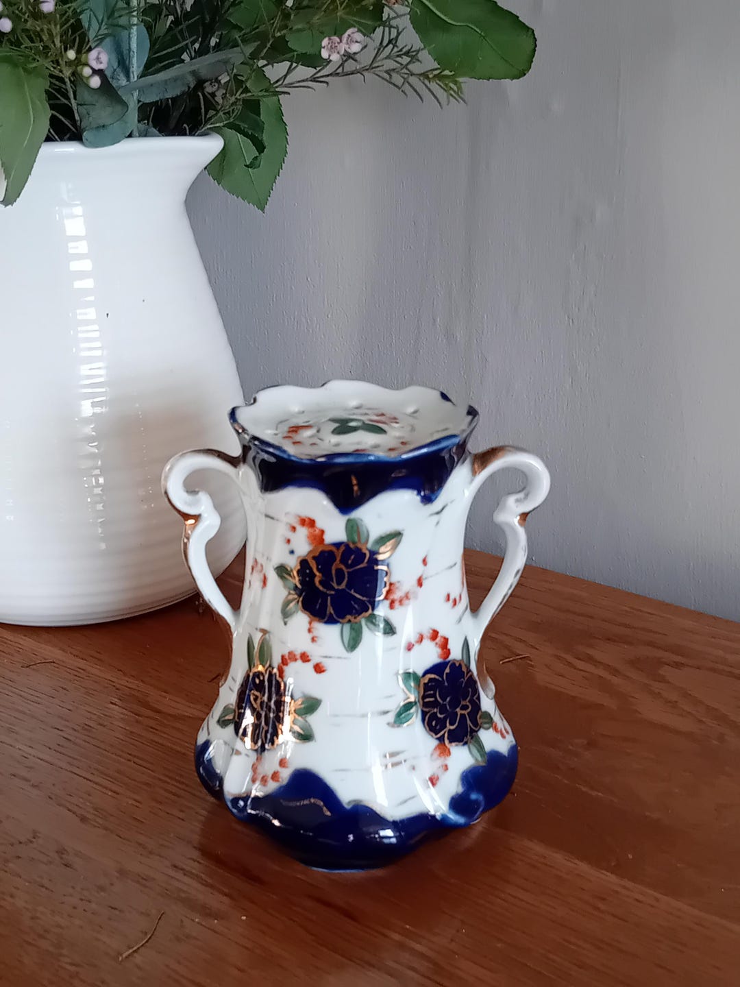 Vintage Hat Pin Holder Imari Colours - Etsy