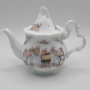 Royal Doulton Brambly Hedge Collector Teapot tea Service Miniature Size ...