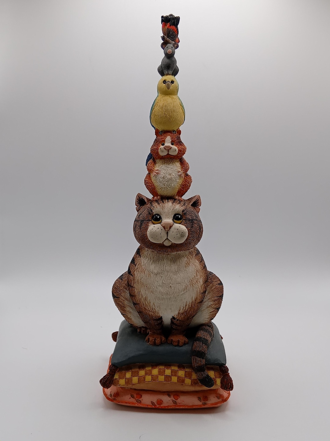 Comic and Curious Cats - Balancing Act - Etsy