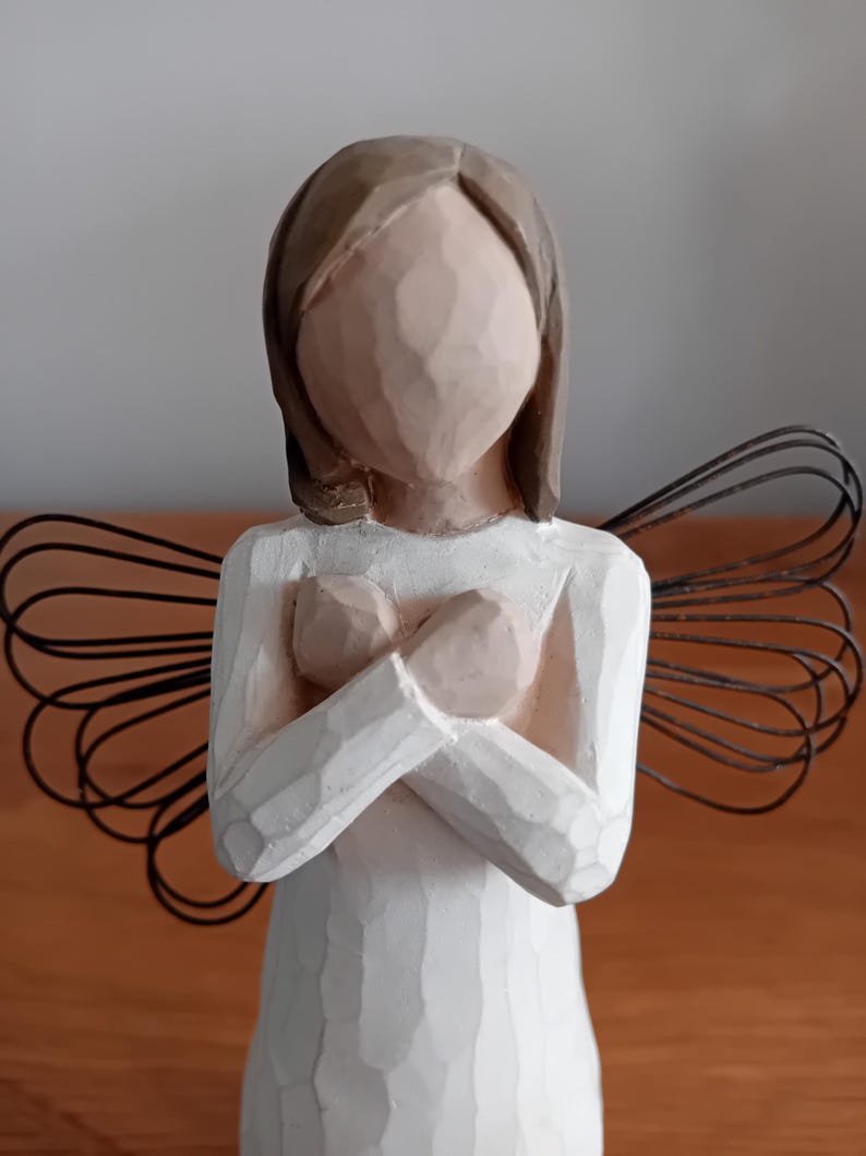 Willow Tree Hand Painted Decorative Sculpture - "sign for Love". Willow ...