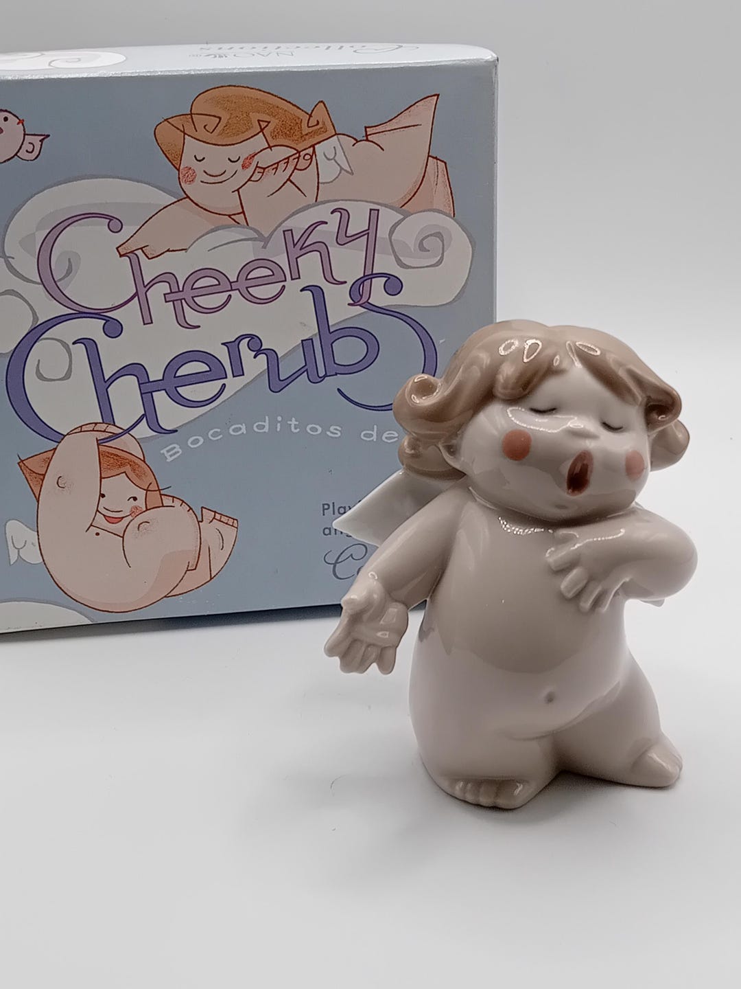 Nao by Lladro- Cheeky Cherubs - Sing-song BOXED - Etsy