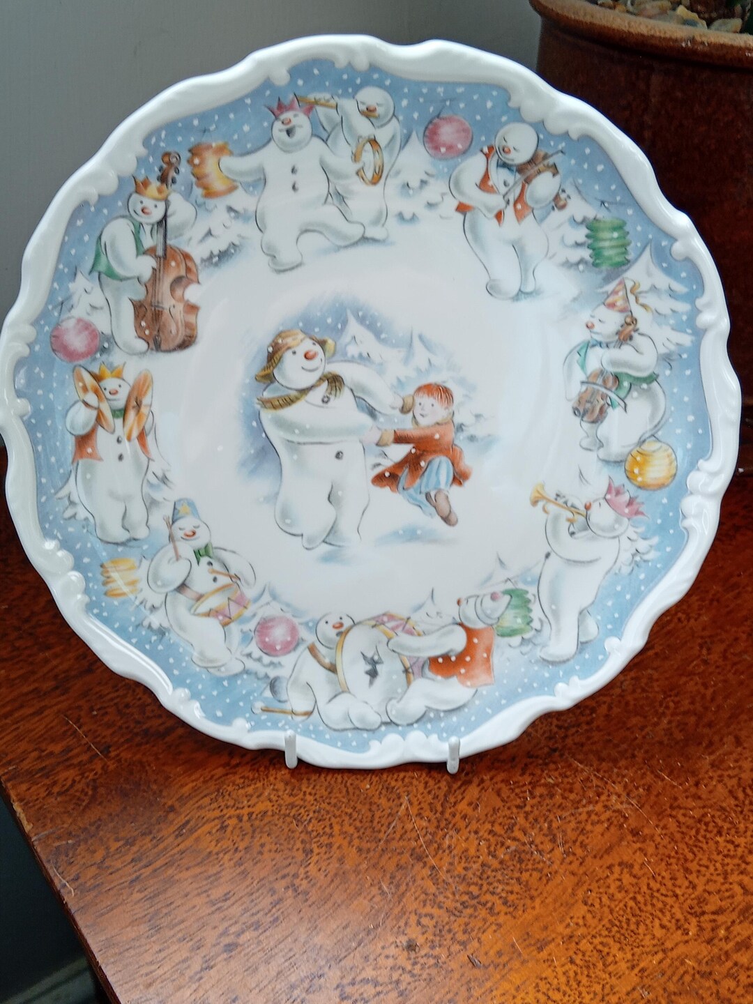 Vintage Royal Doulton Bone China - the Snowman Collectors 8 Inch Plate ...