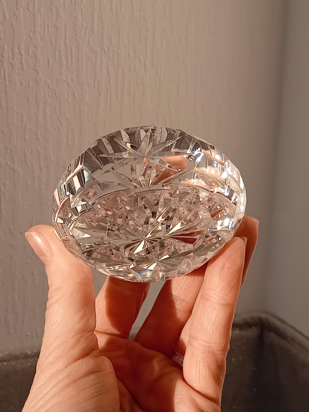 Stunning Multi Faceted Waterford Crystal Paperweight - Etsy
