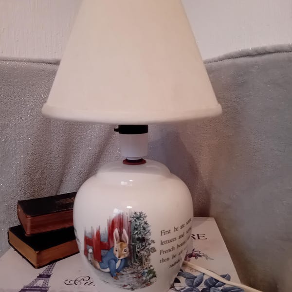 Peter Rabbit Lamp - Etsy