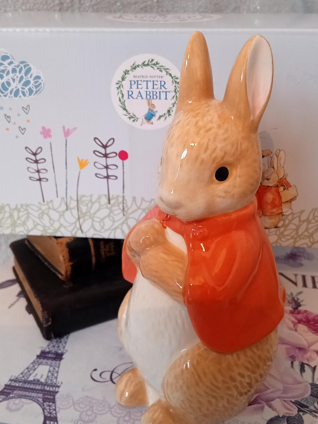 Money Box- Beatrix Potter Collectable Money Box. Flopsy Rabbit. NEW IN ...