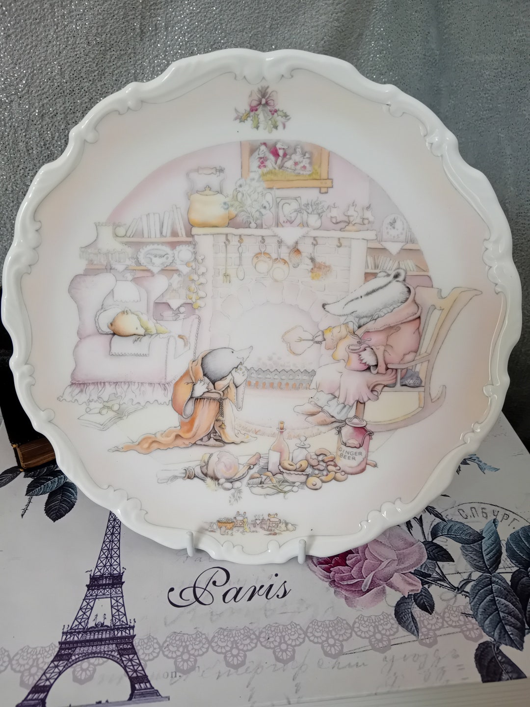 Royal Doulton Wind in the Willows Collector Plate Badgers House - Etsy