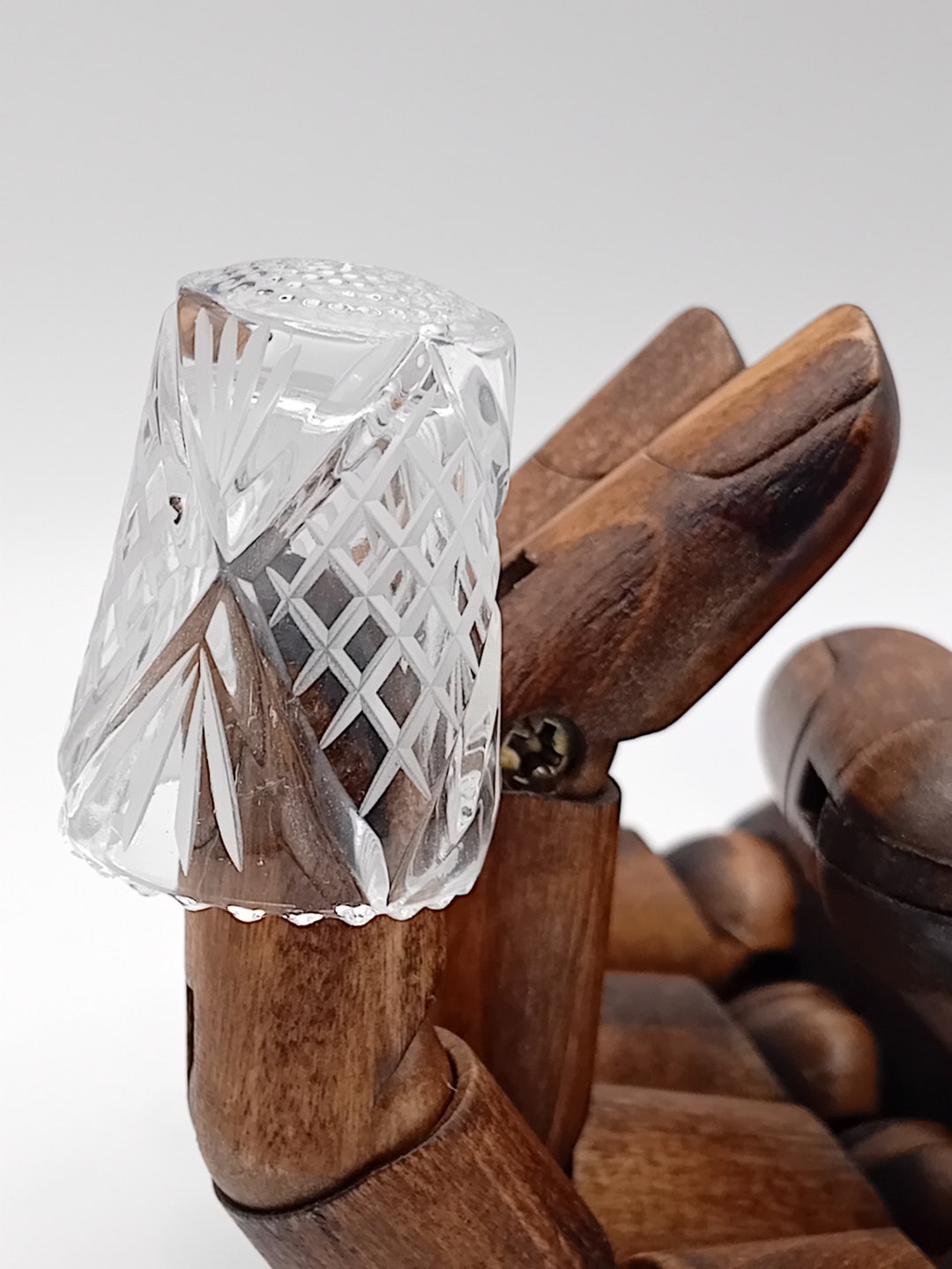 Cut Glass Collectable Thimble - Etsy