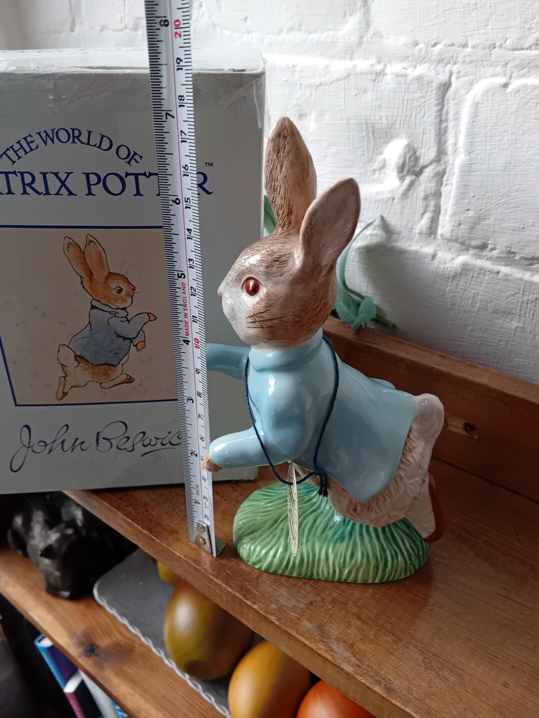 Larger 7 Inch Beatrix Potter's Beswick - "peter Rabbit" Large Size ...